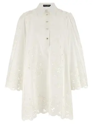 Dolce & Gabbana Capri' Shirt Dress - White