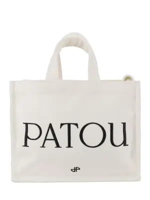 Patou Small Cotton Tote - White