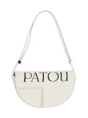 Patou Le Petit Leather Bag - White