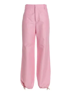 Marni Logo Embroidered Pants - Pink