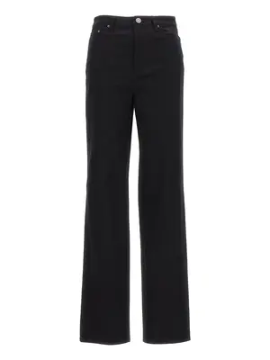 Remain Birger Christensen Twill High-rise Jeans - Black