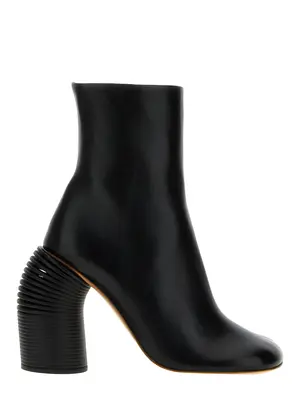 Off White Off-white 'tonal Spring' Ankle Boots - Black