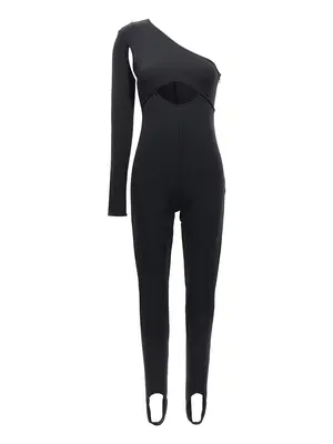 David Koma Scuba Cut Out One Length Bodysuit - Black