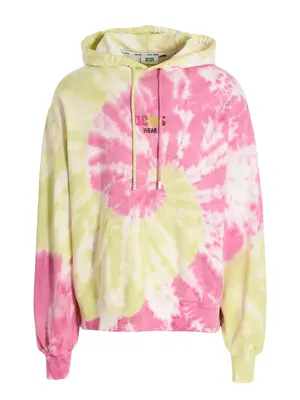 Gcds Tie-dye Cotton Hoodie - Multicolor