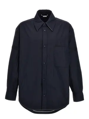 Thom Browne Snap Front' Overshirt - Blue