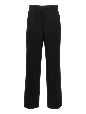 LANVIN Wide Leg Trousers - Black