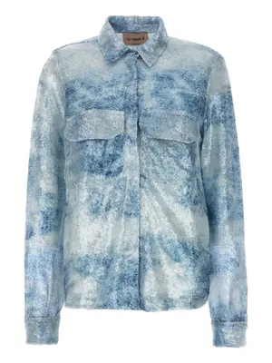 LE TWINS Daniela' Shirt - Light Blue