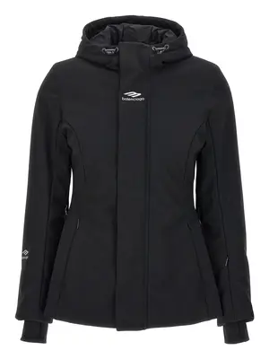 Balenciaga Ski Hourglass 3b Sports Icon Parka - Black