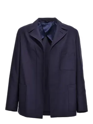 Fendi Half Belt Jacket - Blue