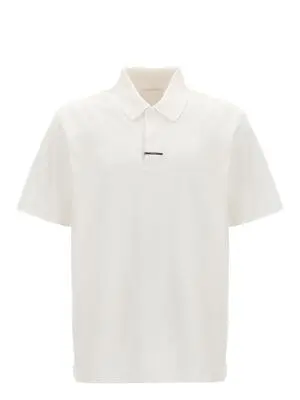 Givenchy Metal Clip Polo Shirt - White