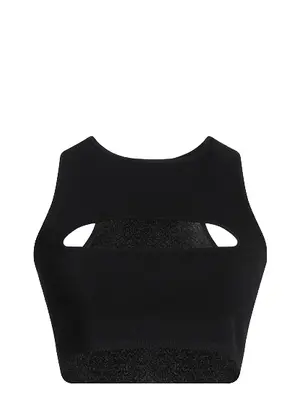 Dsquared2 Knit Crop Top - Black
