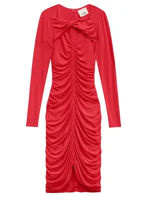 Isabel Marant Volgane Midi Dress - Red