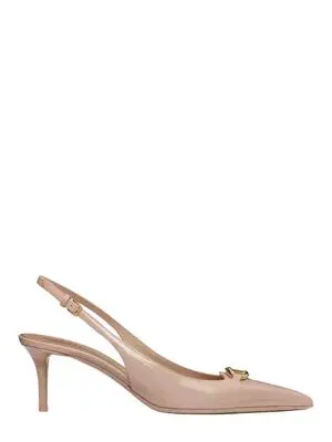 Valentino Garavani 60mm Vlogo Slingback Pumps - Pink