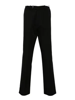 Martine Rose Rolled Waistband Tailored Trousers - Black