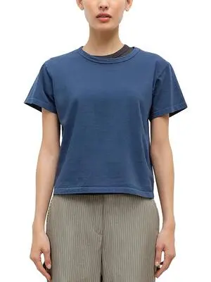LESET Leset Margo Cotton Tee Denim