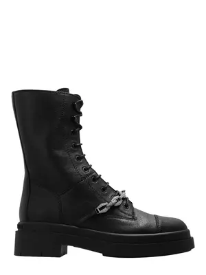 JIMMY CHOO Nari Combat Boots - Black