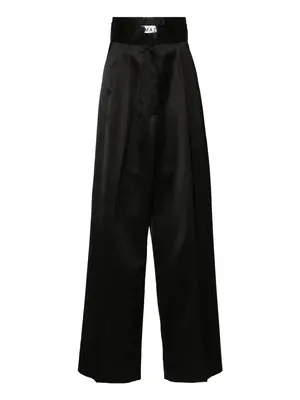 ALMAZ High-waisted Tailored Trousers - Black