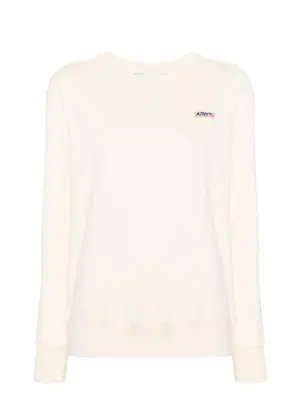 AUTRY Autry Logo-patch Cotton Sweatshirt