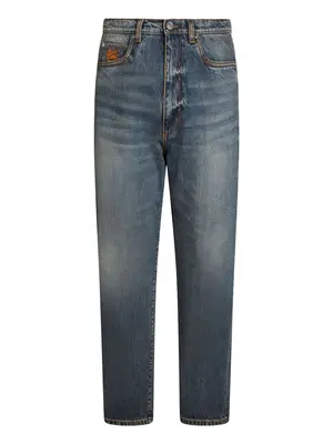 Etro Mid-rise Straight-leg Jeans - Blue