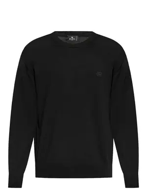 Etro Wool Jacquard Sweater - Black