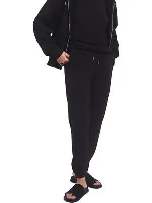 NINETY PERCENT Organic Cotton Jersey Sweatpants - Black