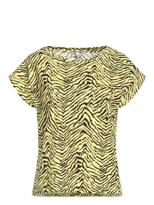 LIU •JO Zebra Print T-shirt - Yellow