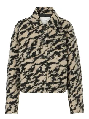 MARANT ETOILE Ferida Printed Wool-blend Jacket - Multicoloured