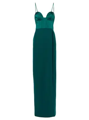 Safiyaa Leonal Gown - Green