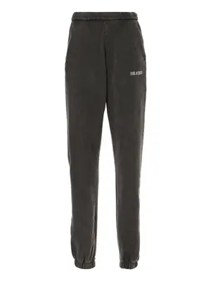 Attico Penny Cotton Sweatpants - Black