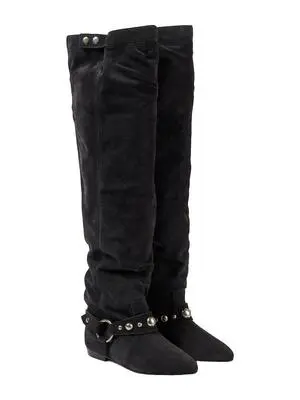 Isabel Marant Étoile Isabel Marant Selize Over-the-Knee Boots Black