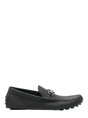 Gucci Horsebit-detail Loafers - Black