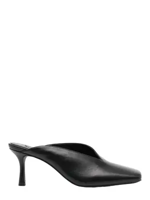 Senso Jaynee 80mm Leather Mules - Black