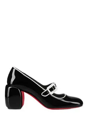 CHRISTIAN LOUBOUTIN Mini Babe 70mm Patent Leather Pumps - Black