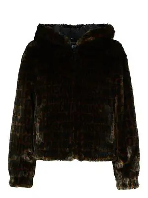 Moschino Polyester Blend Coat - Brown