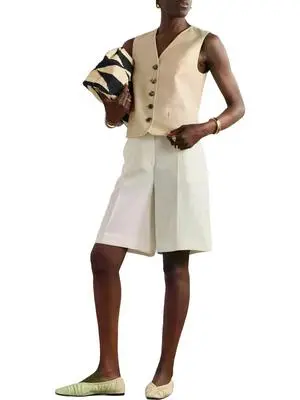 Loro Piana Rob Silk Vest - Neutrals