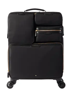 ANYA HINDMARCH Shorthaul Trolley Econyl Suitcase - Black