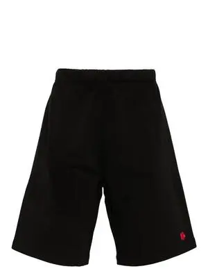 Kenzo Boke Flower Cotton Shorts - Black