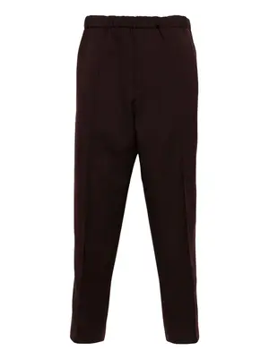 JIL SANDER Elasticated-waist Trousers - Purple