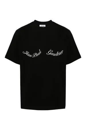 Jean Paul Gaultier Logo-print T-shirt - Black