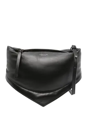 FEDERICO CINA Mini Tortellino Leather Bag - Black
