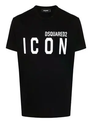 Dsquared2 Logo-print Cotton T-shirt Black