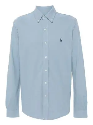 Polo Ralph Lauren Polo Pony-embroidered Cotton Shirt - Blue