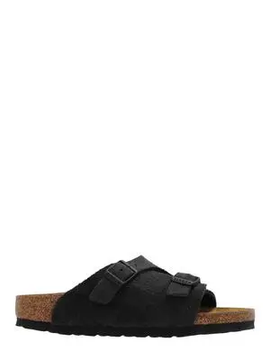 BIRKENSTOCK Zurich Suede Sandals - Grey