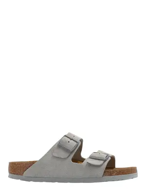 BIRKENSTOCK Arizona Suede Sandals - Grey