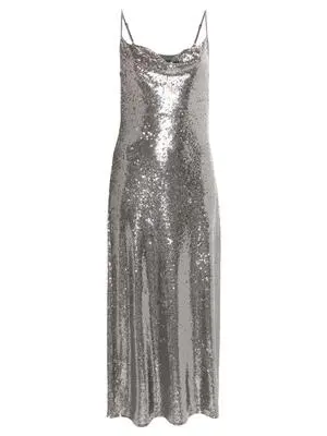 ALLSAINTS Hadley Sequin Mini Dress - Silver