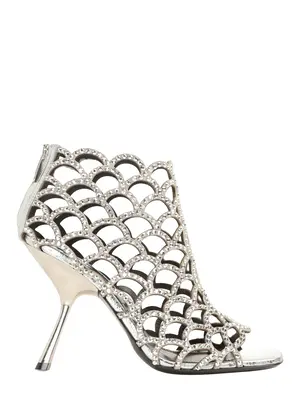 SERGIO ROSSI Sr Mermaid 100mm Sandals - Silver