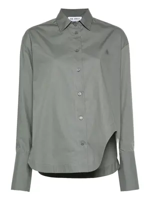 ATTICO The Attico Eliza Logo-Embroidered Shirt