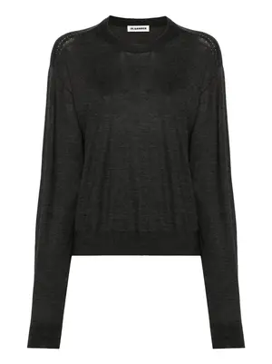 JIL SANDER Fine-knit Jumper - Grey