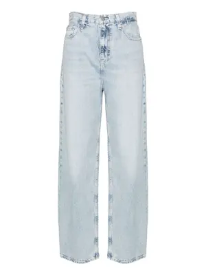 Calvin Klein High-rise Wide-leg Jeans - Blue