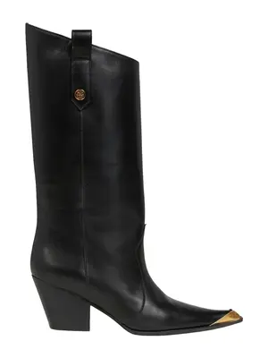 Etro Pointed-toe Leather Boots - Black